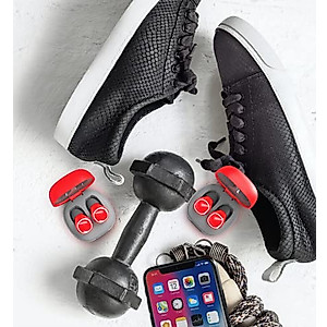 Altec Lansing NanoPods - Truly Wireless Earbuds with Charging Case, TWS Waterproof Bluetooth Earbuds with Touch Controls for Travel, Sports, Running, Working (Charcoal Grey)