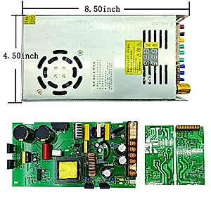 Lianshi Transformer AC-DC 0-120V Adjustable 4A480W Current-Voltage Dual Digital Display DC Regulated Switching Power Supply Adapt to DC Speed Control Motor, 3Dprinter System