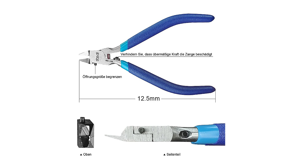 Stedi 5-Inch Nipper for Plastic Model Repair