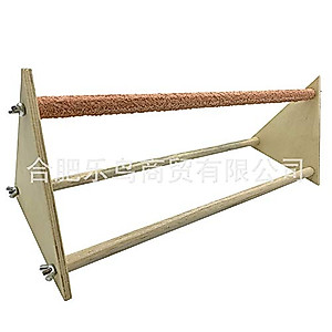 LDYGRattanArt Chicken Perch for Chicks Chicken Wood Stand with Chicken Swing Chicken Mirrors Chick Stand Trainning Perch Toy Toy for Hens