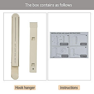 FCWVP Aluminum Alloy Folding Clothes Drying Rack - Over The Door Hanger with Retractable Rod, Foldable, Portable, Space-Saving Bathroom Accessories and Towel Rack Organization