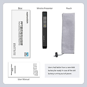 NORWII N26 Red Laser Pointer Presentation Clicker, 330FT Wireless Presenter Remote PowerPoint Clicker for Presentation Pointer Presenter PPT Clicker for Computer Laptop, Laser Pointer Cat Toy