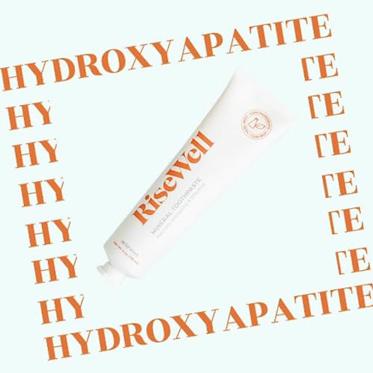 RiseWell Mineral Toothpaste - Natural Hydroxyapatite Toothpaste - Fluoride-Free, SLS-Free, Natural Remineralizing Toothpaste Without SLS - Made by Dentists Toothpaste, Wild Mint 4 Oz