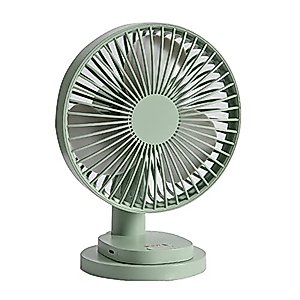 XUnion Portable Desktop Fan Oscillating Fan Four Speeds Cooling Fan Strong Wind Quiet Operation Work Fan for Home Bedroom Office Des
