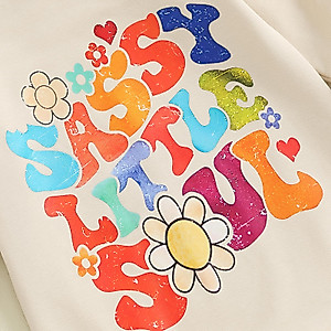 BOIBOKOKO Newborn Baby Girl Boy Clothes Sassy Little Soul Long Sleeve Romper Jumpsuit Cute Fall Winter Outfit (Beige-CC, 3-6 Months)