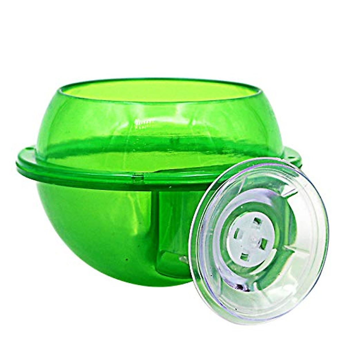 MACGOAL 3 Pieces of Reptile Suction Cup Feeder Chameleon Bowl Reptile Food and Water Bowl Dish Reptile Worm Dish Escape Proof, Suitable for Crested Gecko Tree Frog Chameleon Lizard Bearded Dragon