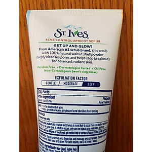 St. Ives Acne Control, Apricot Scrub 6 oz (Pack of 7)