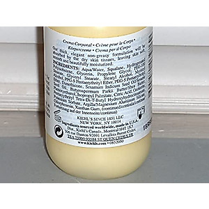 Kiehl's Creme de Corps Body Moisturizer, 2.5 Ounce