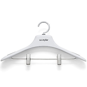 LG Styler Clothes Shirts Suit Hanger Holder with Non-Slip Pad, Stainless Steel Clips and Hooks