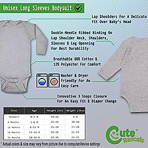 Baby Long Sleeve Bodysuit I'm Here. So When Does My Pony Arrive Funny Boy & Girl Clothes Cotton Oxford Gray Design Only 6 Months