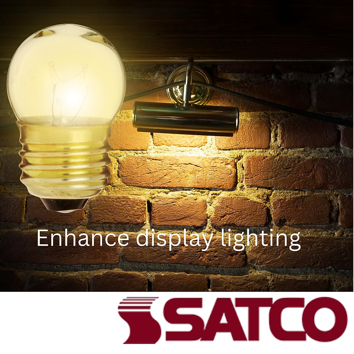 Satco S3794 7.5 Watt S11 Incandescent Bulb – Clear, Medium Base, 2700K Warm White, 40 Lumens - 20 Pack