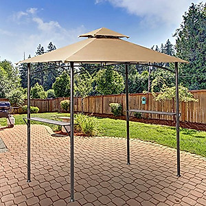 Garden Winds Replacement Canopy Top Cover for The Grill Gazebo L-GG019PST - 350