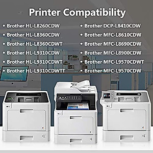 2 Black TN431 / TN431BK Toner Cartridge Replacement for Brother HL-L8260CDW L8360CDW L8360CDWT L9310CDW L9310CDWTT DCP-L8410CDW MFC-L8610CDW L8900CDW L8690CDW L9570CDW Printer,Sold by TopInk
