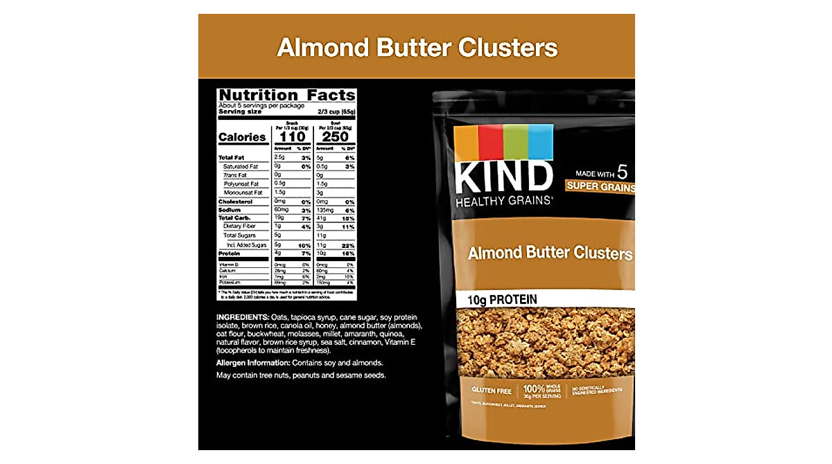 KIND Almond Butter Clusters - Nutritious Snack