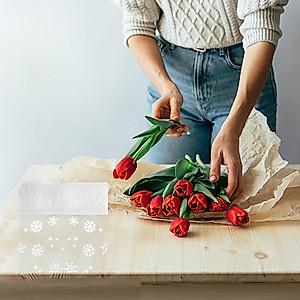 Ciieeo 10 Yards Christmas Fabric Tulle Roll Snowflake Tulle Roll Glitter Gauze Ribbon for Craft Bow Tutu Skirt Sewing Wedding Party Decoration 6 Inch Width White