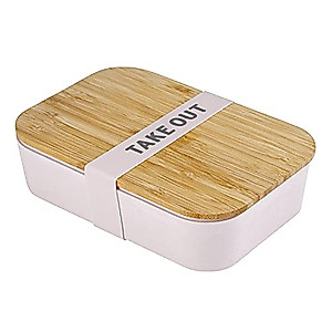 Santa Barbara Design Studio SIPS Bamboo Lunchbox, 7.5 x 5-Inches, Take Out