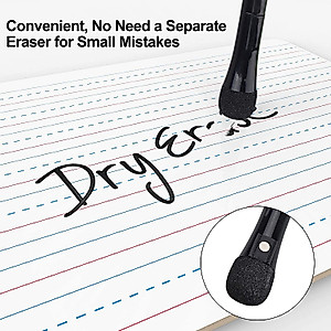 Browill Magnetic Dry Erase Markers, (8 pk) Dealkits Low Odor White Board Markers Whiteboard Markers with Erasers for Kids Teacher Supplies for Classroom Work on White Board, Calender, Fine Tip Point