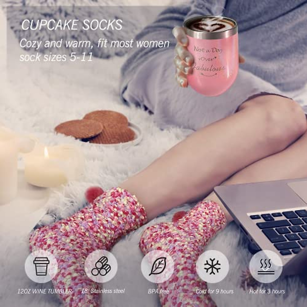 Birthday Gifts for Women Christmas Gift Ideas Presents Spa Relaxing Gift Box for Her Unique Happy Birthday Self Care Gift Basket for Best Friends Female Wife Mom Sister Girlfriend Teacher Bday Tumbler