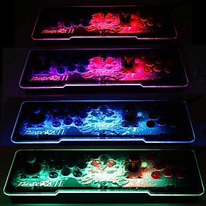 Pandora Treasure 3D Arcade Game Console - 30000 Games Installed, Search Games, Support 3D Games, 1280x720P, Favorite List, 4 Players Online Game, 2 Player Game Controls