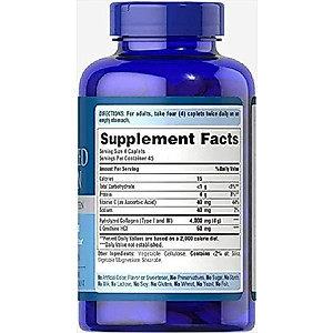 Puritan's Pride 2 Pack of Hydrolyzed Collagen 1000 mg Puritan's Pride Hydrolyzed Collagen 1000 mg-180 Caplets