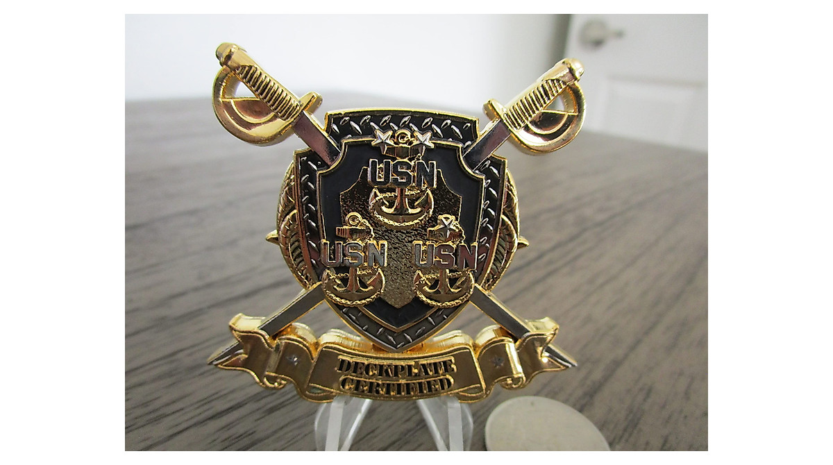 United States Navy CPO Challenge Coin - The Goat Locker Approved