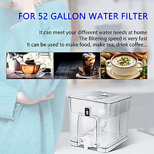 OWIARA Standard Water Filter, Standard Replacement Filters for Pitchers and Dispensers, BPA Free, 1 Count