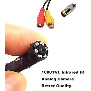 CCTV Hd Mini Pinhole Security Camera 90degree 1000tvl 6PCS Infrared IR LEDs Night Vision Pipe Snake Hidden Mini CCTV Surveillance Camera for Indoor use