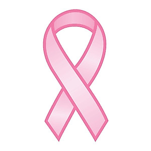 FashionTats Pink Ribbon Breast Cancer Temporary Tattoos | Pack of 25 | MADE IN THE USA | Skin Safe | Removable