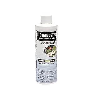 Bloom Buster Algae Control for Fish Ponds & Water Gardens - 8 Ounces - Safe for Koi Fish, Goldfish & Plants - Controls Algae in Ponds & Water Features, EPA Registered