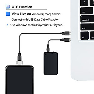 64GB Voice Recorder, Telele Voice Activated Recorder with 40 Hours Battery Time and 750 Hours Recording Capacity, Small Audio Recorder for Lecture, Meeting, Interview and More