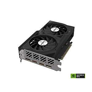 GIGABYTE GeForce RTX 4060 WINDFORCE OC 8G Graphics Card, 2X WINDFORCE Fans, 8GB 128-bit GDDR6, GV-N4060WF2OC-8GD Video Card