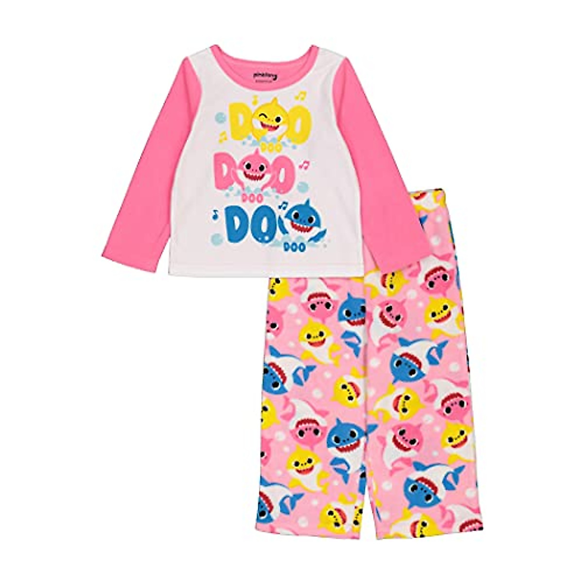 Nickelodeon girls Baby Shark Pajama Set, Doo Doo Doo, 18 Months US
