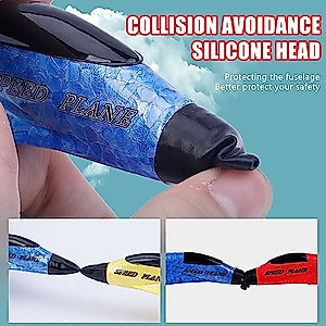 Bylesary Rc Airplane 2.4ghz Adults Kids with Controller Airliner Toy, with Light Foam Emulate Model Fighter, Easy Flying Anti-Crash Remote Control Aircraft Toys