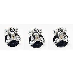 LAWN & GARDEN AMC 3 Upgraded Spindles, Mounting Holes Threaded for Easier Install, Compatible with MTD Cub Cadet 618-06978, 918-06978