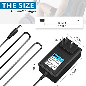 PwrON US Plug AC/DC 10V 1A Power Supply Adapter Wall Charger 5.5x2.1mm Center+