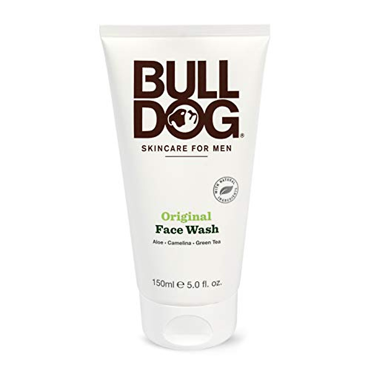Bulldog Natural Skincare Original Face Wash For Men, 5 Oz (1 Pack)