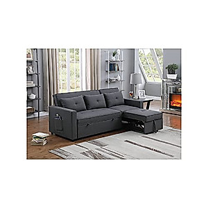Lilola Home Zoey Sofas, Dark Gray