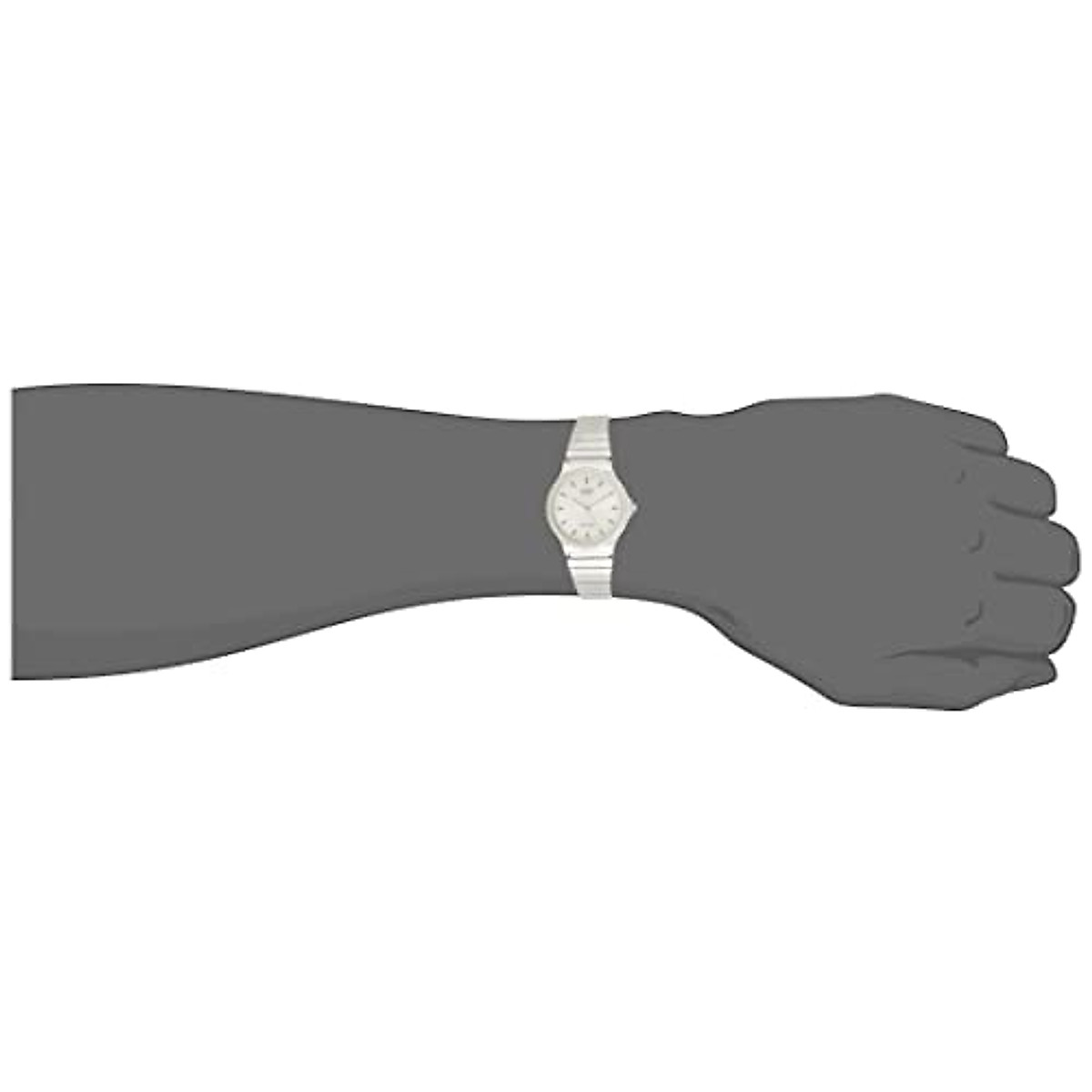 Casio Men's MQ-24D-7ECF Casual Classic Analog Display Quartz Silver Watch