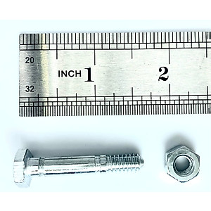 Bamkyait Replaces Shear Pins and Nuts for Ariens 532005 53200500 510016 51001600 Snow throwers(10 Pack)