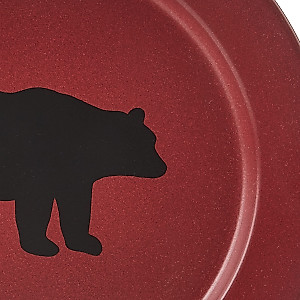 Park Designs Linville Enamel Bear Dinner Plate Set of 4