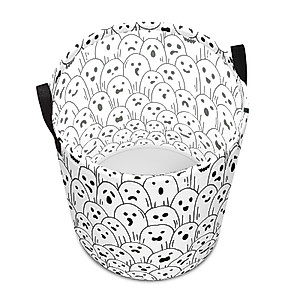 Halloween Ghosts Laundry Hamper,laundry Basket,Waterproof Storage Bin for Bedroom,Clothes Organizer Basket,Toys and Blankets in Bathroom