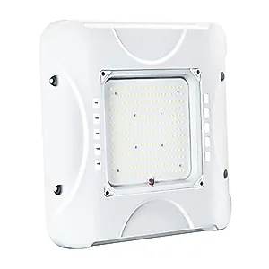 Parmida LED Canopy Light, 150W, Dimmable, 100-277VAC, IP65 Waterproof, ETL-Listed, Shop Light, 5700K, 16.5” x 16.5”, Gas Station, Warehouse, Garage, Street, Area & Outdoor Lighting, Commercial Grade