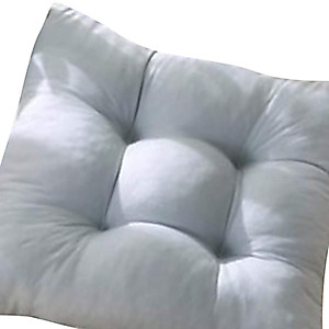 Backbayia 2 Pieces Square Seat Cushions Pillow Chair Pads for Car, Home, Office