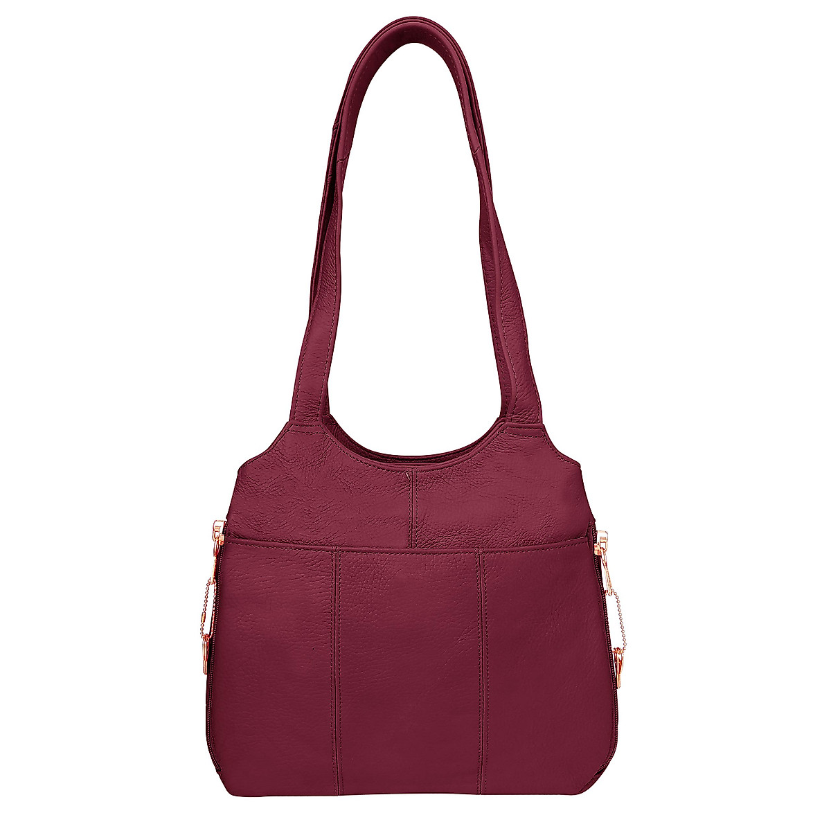 Roma Leathers Gun Concealment Purse - Wine