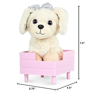 Glitter Girls – Zeke – 6-inch Dog Plush Golden Retriever Stuffed Animal – Poseable Legs – 14-inch Doll Accessories for Kids Ages 3 and Up