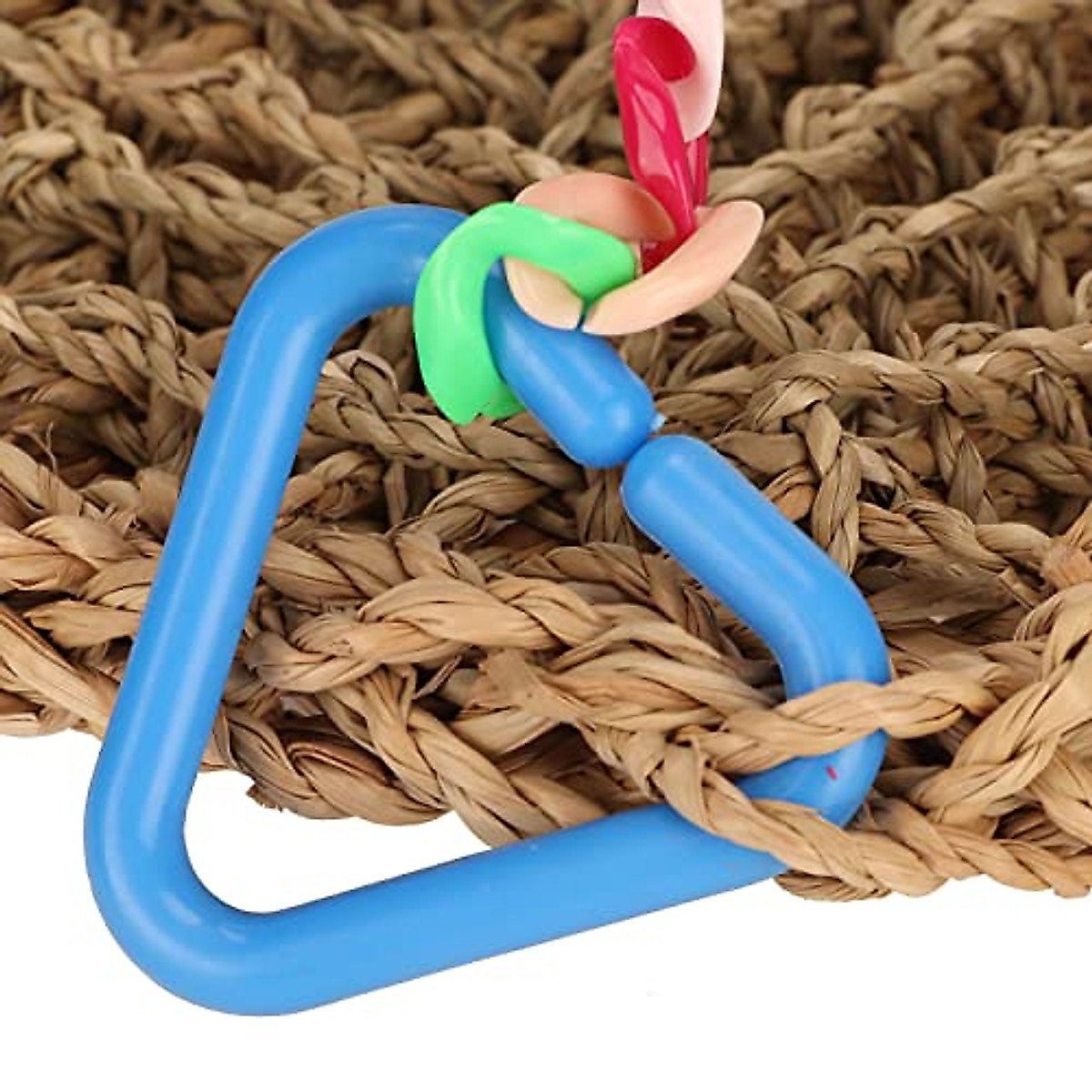 Bird Climbing Net Bird Climbing Net Colourful Bird Chewing Toy Swing Hammock Chewing Hanging Mat for Decoration Playing Colourful Swing Hammock