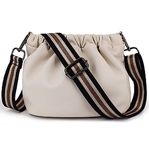 ROYGBCP Wide Shoulder Strap Adjustable Replacement Belt Canvas Crossbody Handbag