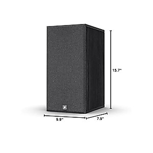 Monolith Encore B6 Bookshelf Speaker (Each) 6.5 Inch Powerful Woofer, 25mm Silk Dome Tweeter, Immersive Room Filling Sound, MDF Cabinet with Internal Bracing, Black