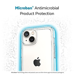 Speck Clear iPhone 15 Plus & 14 Plus Case - Drop Protection, Scratch Resistant Dual Layer Slim Phone Case for 6.7 Inch iPhones 15 Plus & 14 Plus - Anti-Yellowing & Anti-Fade Case - GemShell