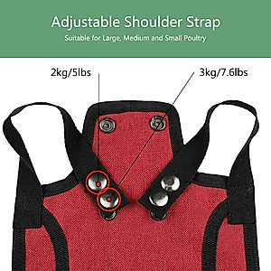 3 Pieces Premium Chicken Saddles with Adjustable Strap, Hen Saddle Sweater Clothes, Birds Protector for Back and Sides, Poultry Accessories for Hens, Suitable for 5-7.6lbs, Red & Blue & Purple